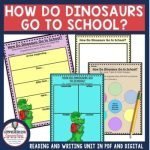 How Do Dinosaurs Go To School Activities In Digital And PDF ...