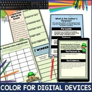 Jamie O'Rourke And The Big Potato By Tomie DePaola Activities In ...