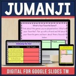 Jumanji By Chris VanAllsburg Reading And Writing Activities ...