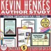 Kevin Henkes Author Study Bundle For FIVE TITLES, Back To School, CCSS ...