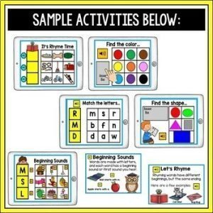 Kindergarten Readiness Assessment Boom Cards, Kindergarten Screening ...