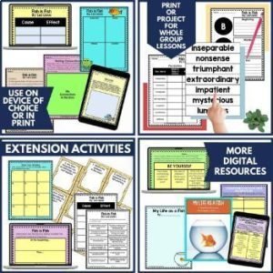 Leo Lionni Author Study Reading Activities In Digital And PDF ...