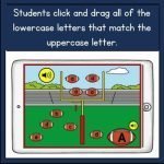 Letter Matching Boom Cards Upper And Lowercase Letters Activity ...
