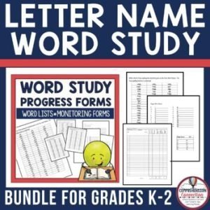 Letter Name Word Sorts And Activities Yearly Bundle | Comprehension ...