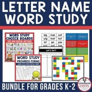 10+ Engaging Word Study Ideas For The Letter Name Stage