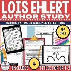 Lois Ehlert Author Study Lapbook | Comprehension Connection