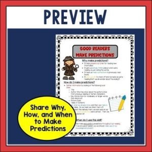 Making Predictions Lesson For Any Book | Comprehension Connection