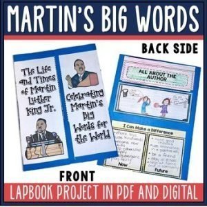 Martin's Big Words Activities For MLK Day To Celebrate Martin Luther ...