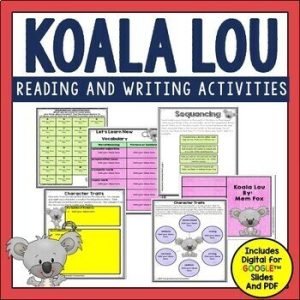 Mem Fox Author Study In Digital And PDF, Comprehension And Writing ...