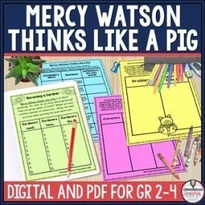 Mercy Watson Goes For A Ride Book Companion Activities In Digital And ...