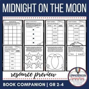 Midnight On The Moon Novel Unit | Comprehension Connection