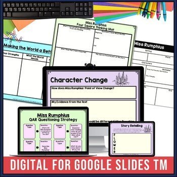 Miss Rumphius By Barbara Cooney Activities In Digital And PDF ...