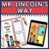 Mr. Lincoln's Way By Patricia Polacco Activities And Lapbook In Digital ...