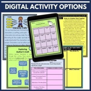 Nerdy Birdy By Aaron Reynolds Activities In Digital And PDF ...