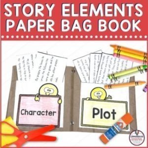 Parts Of A Story Paper Bag Book, Story Elements Project, Parts Of A ...