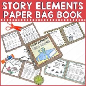 Parts Of A Story Paper Bag Book, Story Elements Project, Parts Of A ...
