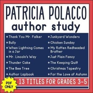 Patricia Polacco Lapbook | Comprehension Connection