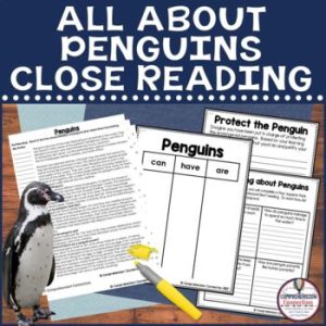 Close Reading With Polar Animals, A Perfect Activity For Winter