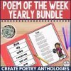Poem Of The Week Yearly Bundle Poetry Lessons Fluency Activities ...