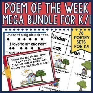Spring Poem Of The Week For Kindergarten And First Grade Poetry Lessons ...