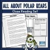 Close Reading With Polar Animals, A Perfect Activity For Winter