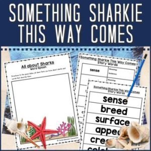 Shark Week Partner Play, Ocean Theme, Fluency Activity, Summer Fluency ...