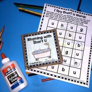 Short U Project Paper Bag Book For Rhyming, CVC Patterns, And Decoding ...