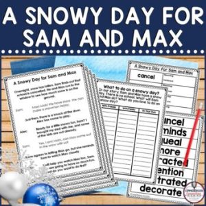Snow Day Partner Play, Winter Partner Play, Fluency Activities ...