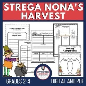 Strega Nona's Harvest By Tomie DePaola Literacy Activities In Digital ...