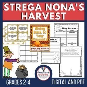 Strega Nona's Harvest By Tomie DePaola Literacy Activities In Digital ...