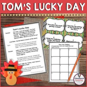 Thanksgiving Partner Play, Turkey Themed Partner Play, Fluency Activity ...