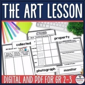 The Art Lesson By Tomie DePaola Literacy Activities In Digital And PDF ...