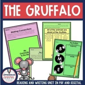 The Gruffalo By Julia Donaldson Reading Activities In Digital And PDF ...