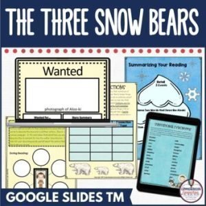 The Three Snow Bears By Jan Brett Activities In Digital And PDF ...