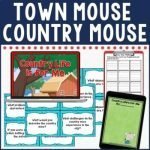 Town Mouse Country Mouse By Jan Brett Activities In Digital And PDF ...