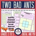 Two Bad Ants By Chris Van Allsburg Activities Mentor Text ...