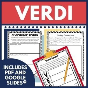 Verdi By Janell Cannon Paired Texts Activities Book Study Mentor Text ...