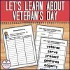 Veteran's Day Partner Play, Veteran's Day Fluency Activity ...
