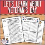 Veteran's Day Partner Play, Veteran's Day Fluency Activity ...