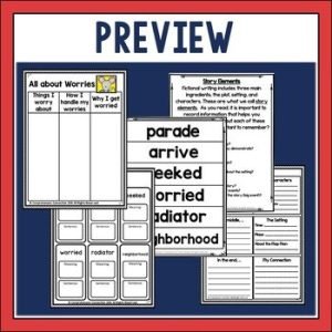 Wemberly Worried By Kevin Henkes Activities In Digital And PDF ...