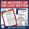 Winter Partner Play Mitten Themed Fluency Activity | Comprehension ...