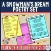 Winter Poem Of The Week Snowman Poetry Set For Fluency | Comprehension ...