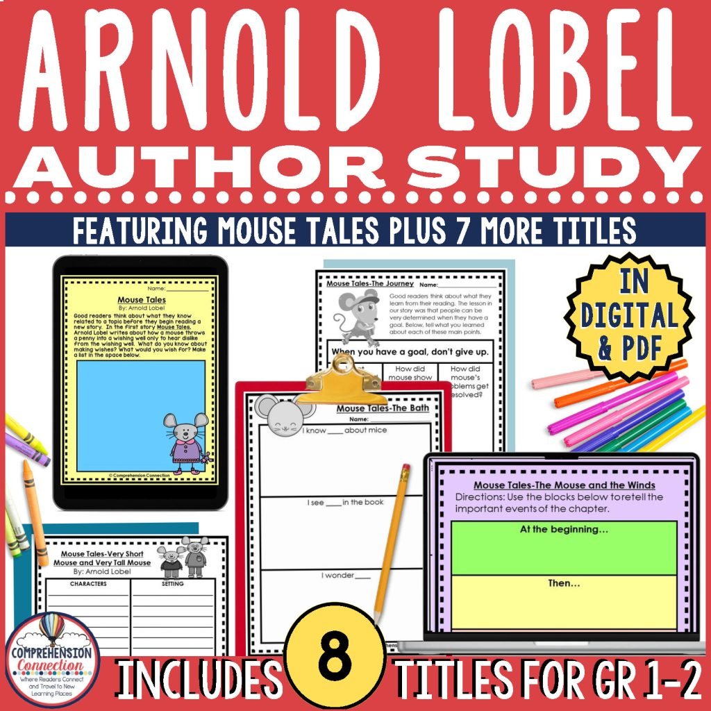 Arnold Lobel Author Study Activities And Lessons For 8 Titles ...