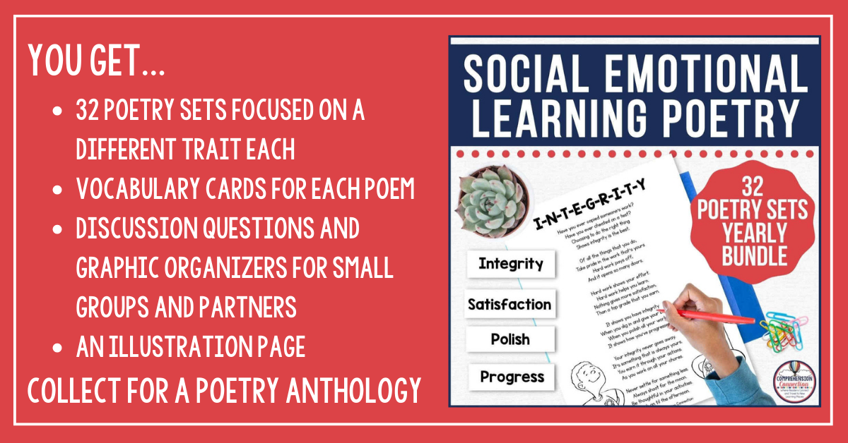 Social Emotional Learning Poetry For Daily Character Development