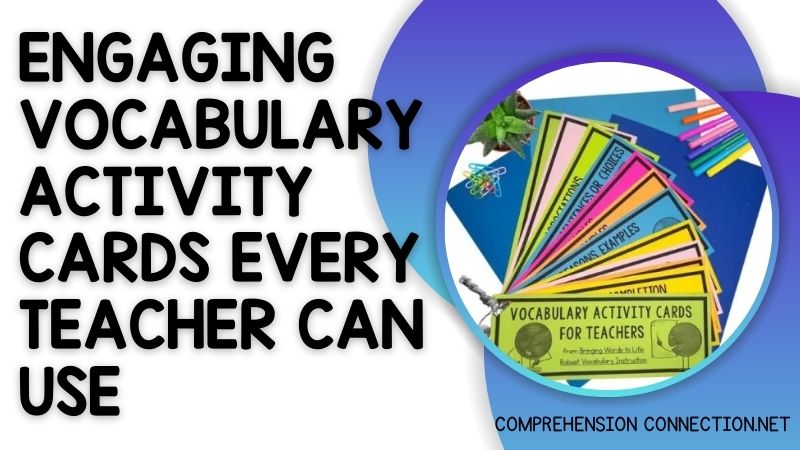 Engaging Vocabulary Activity Cards Every Teacher Can Use