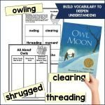 Owl Moon By Jane Yolen, A Poetic Book For Description And Vocabulary