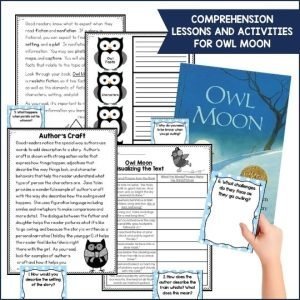 Owl Moon By Jane Yolen, A Poetic Book For Description And Vocabulary