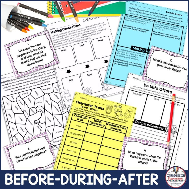 Do Unto Otters Literacy Activities Social Emotional Learning ...