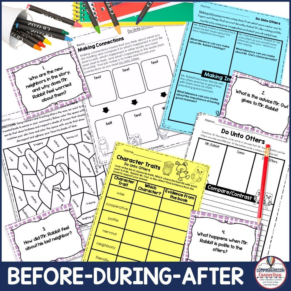 Do Unto Otters Literacy Activities Social Emotional Learning ...