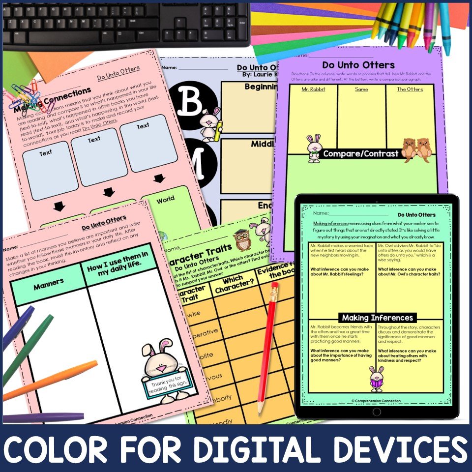 Do Unto Otters Literacy Activities Social Emotional Learning ...